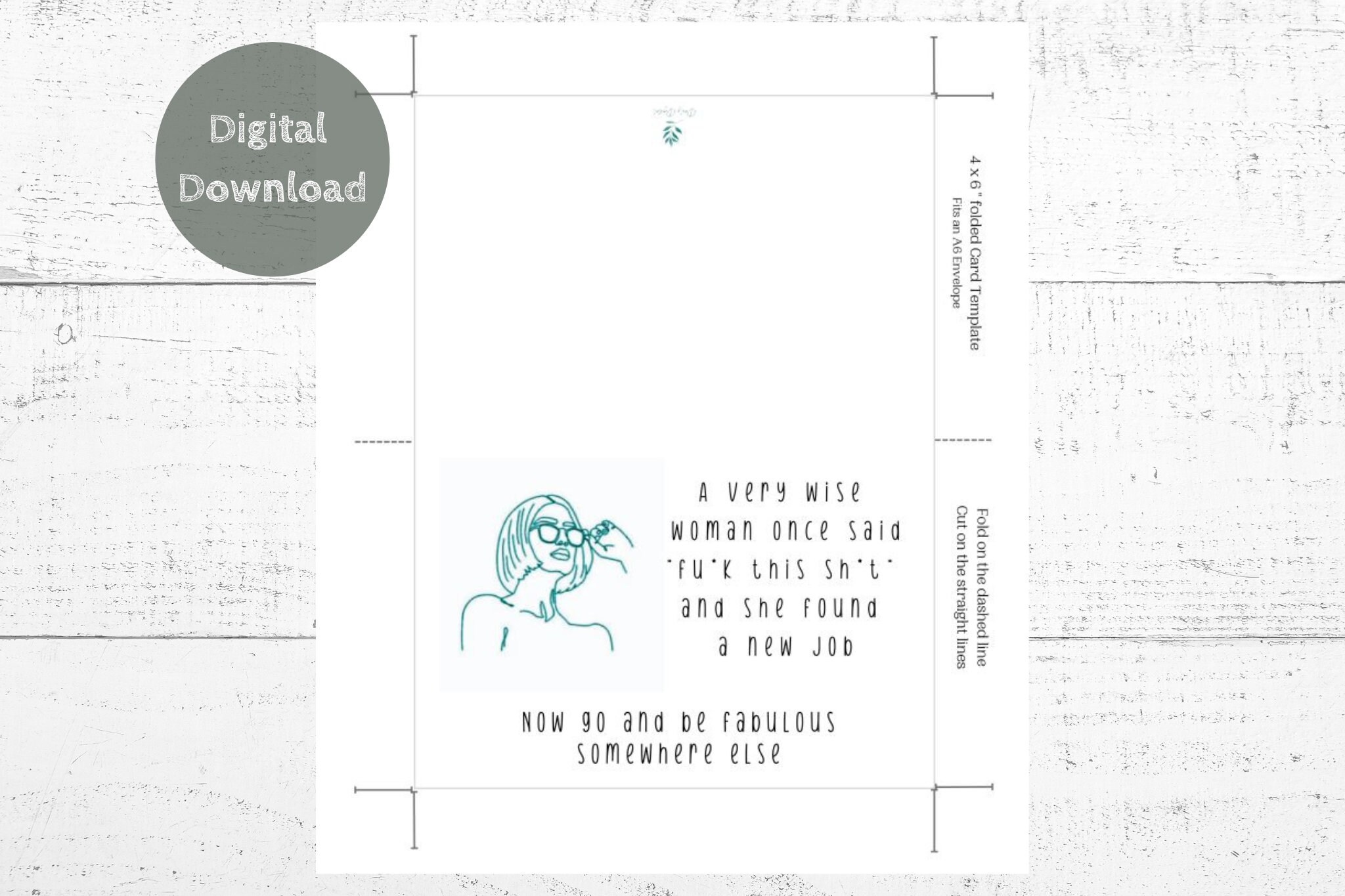 Printable Farewell Card Goodbye Card for Coworkers Woman - Etsy UK