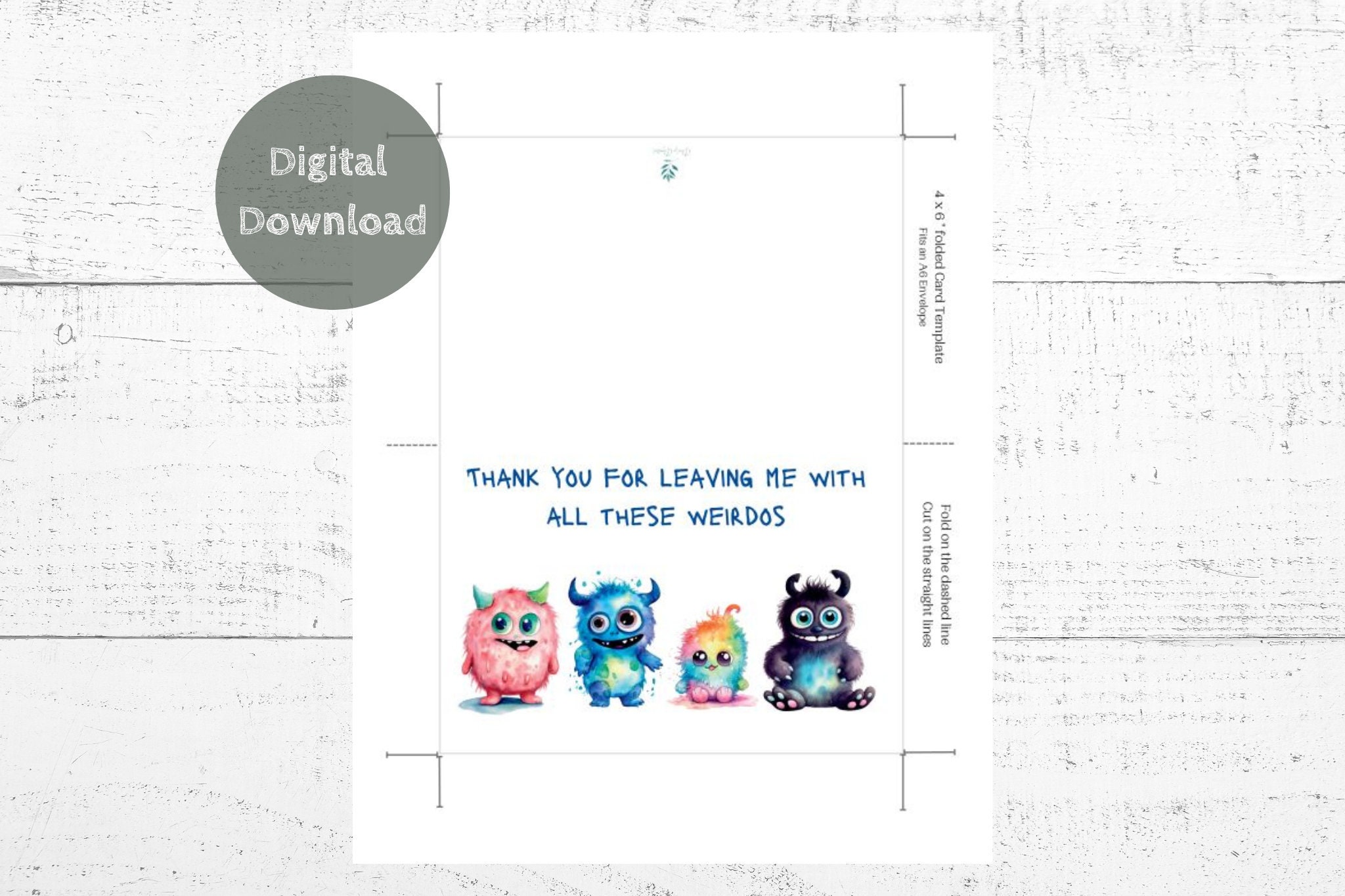 Printable Farewell Card Goodbye Card for Coworker Leaving New Job Funny ...