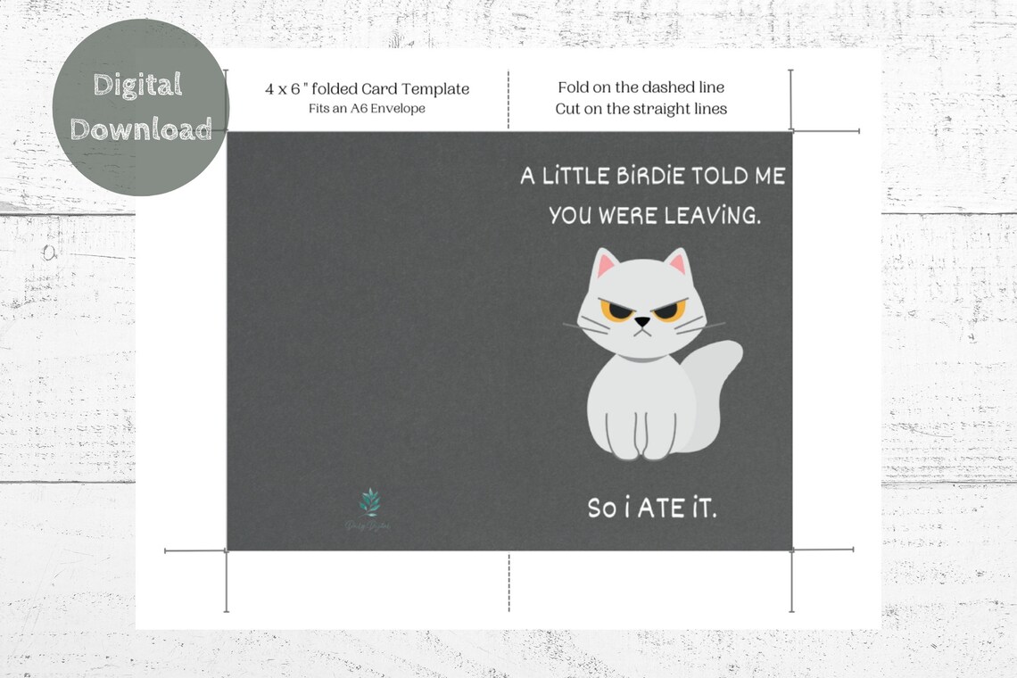 Printable Farewell Card Goodbye Card for Coworkers Leaving for New Job ...