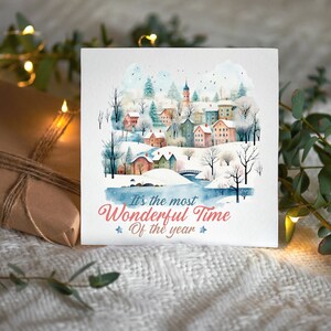 Printable Christmas Card Bundle, Merry Christmas Cards, Happy Holiday ...