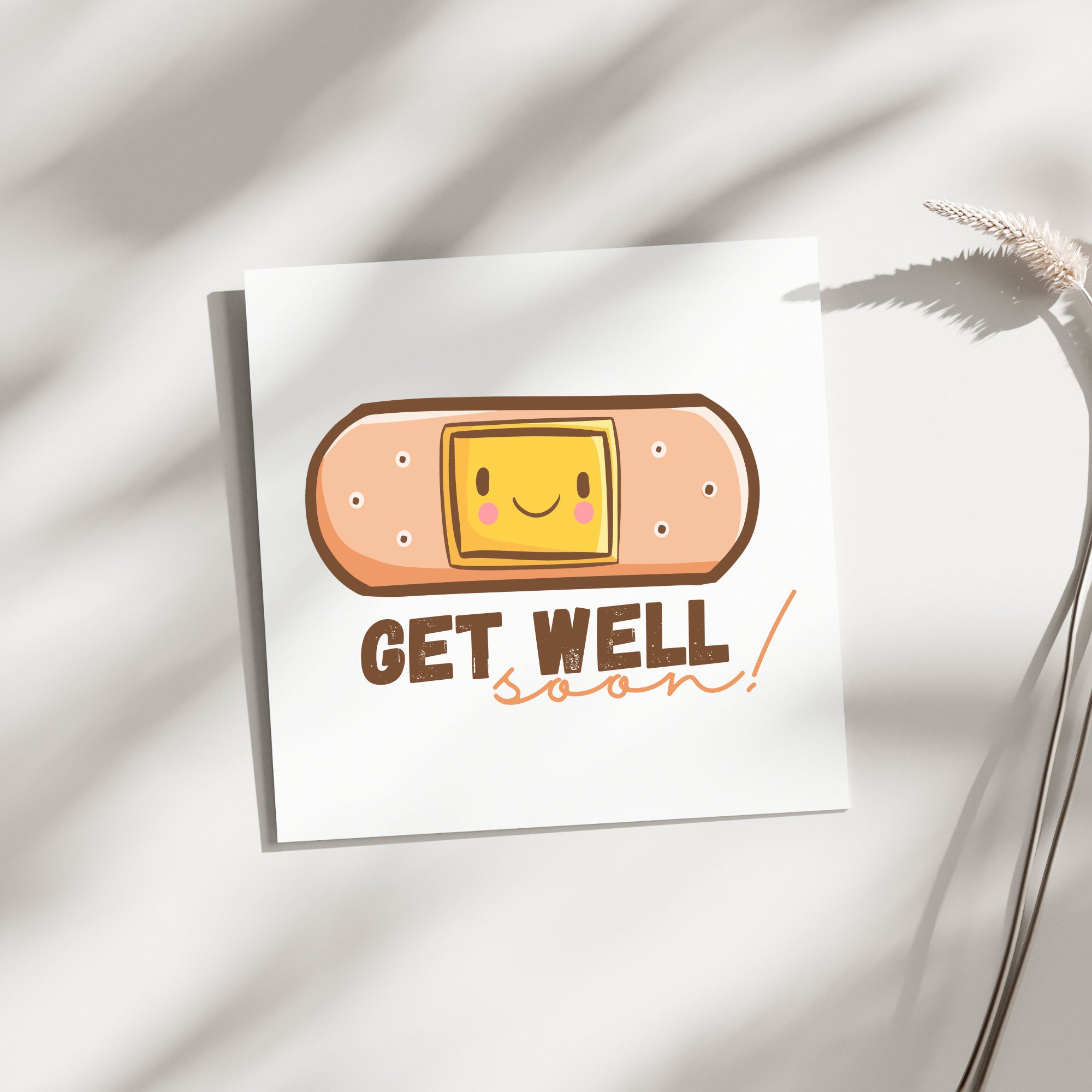 Get Well Card, Get Well Soon, Cute Get Well Card, Funny Get Well Card ...