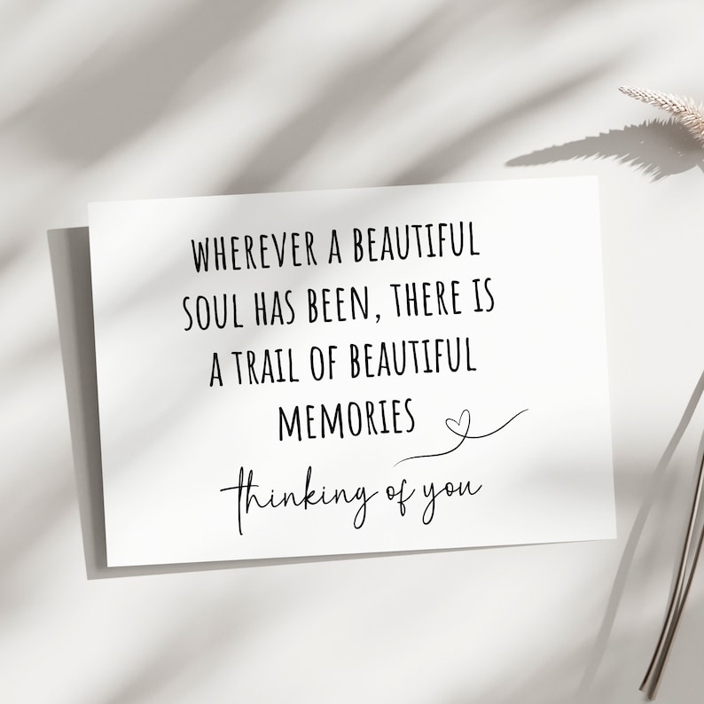 Printable Sympathy Card, Thinking of You, Encouragement Card ...