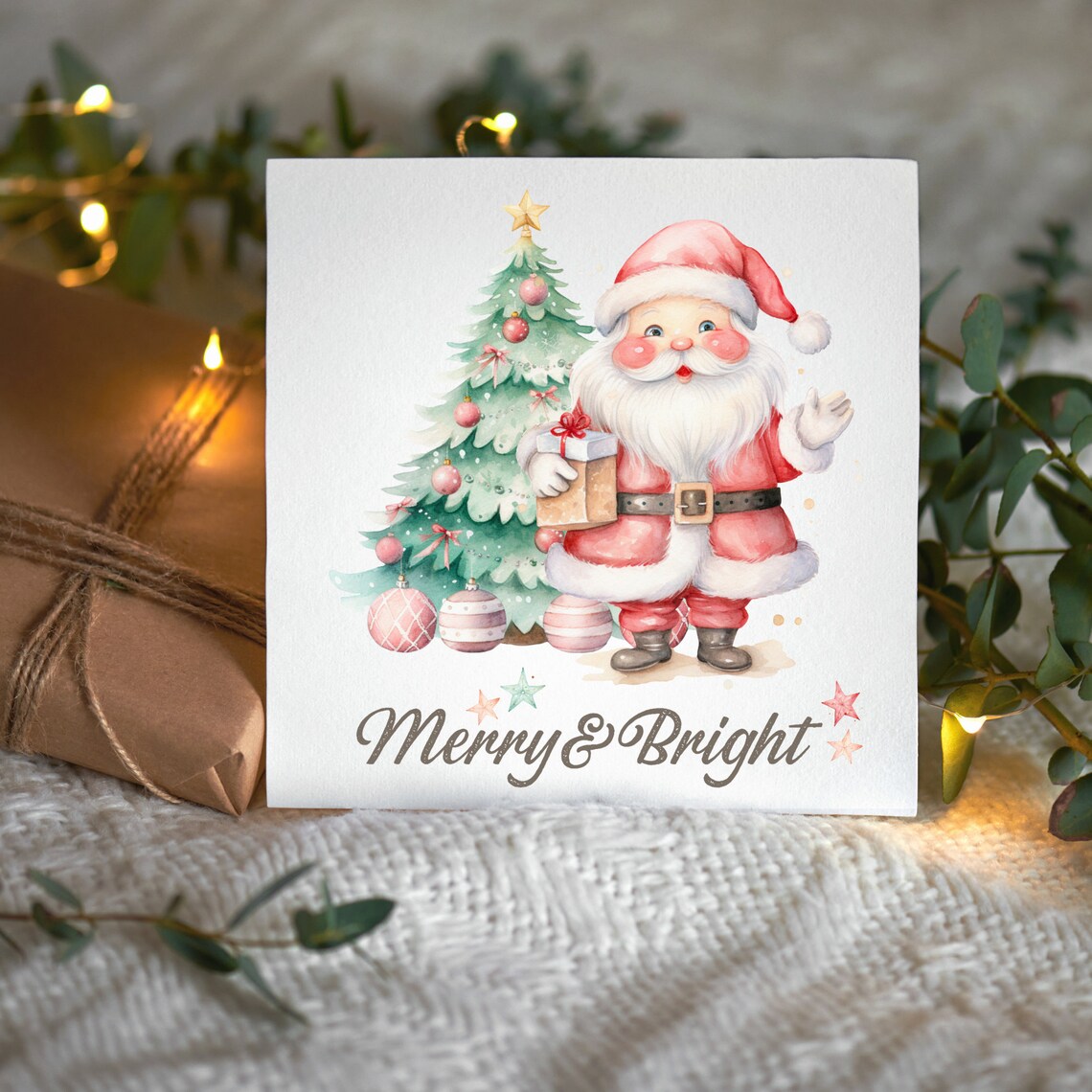 Printable Christmas Card Bundle, Merry Christmas Cards, Happy Holiday ...