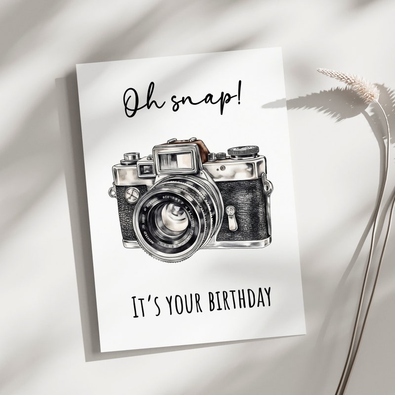 Camera Invitation - Etsy
