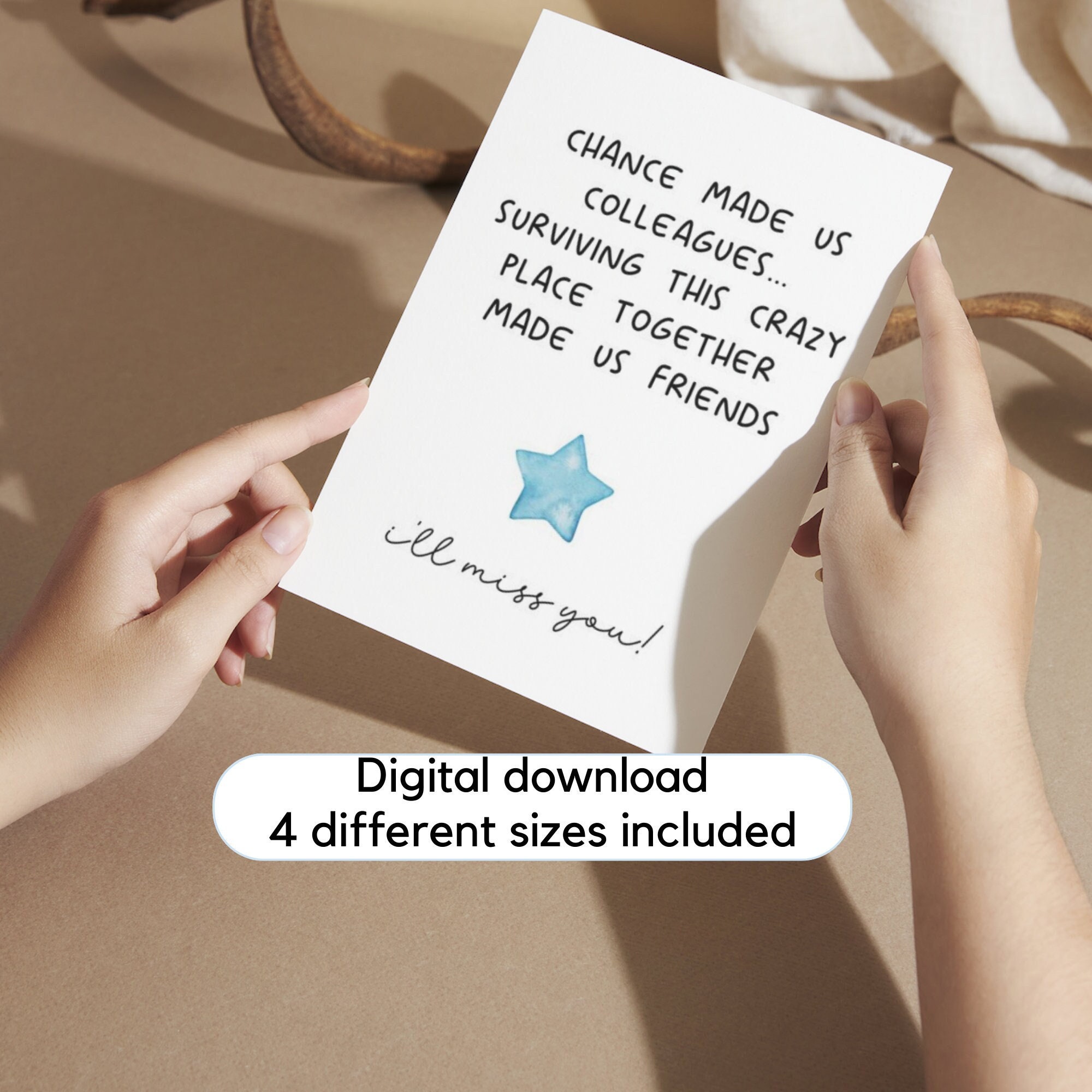 Printable Farewell Card Funny New Job Card Funny Leaving - Etsy