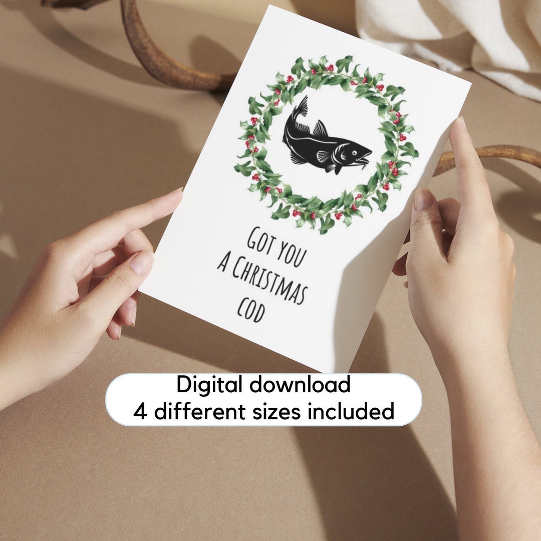 Printable Funny Christmas Card Funny Pun Christmas Card Card - Etsy