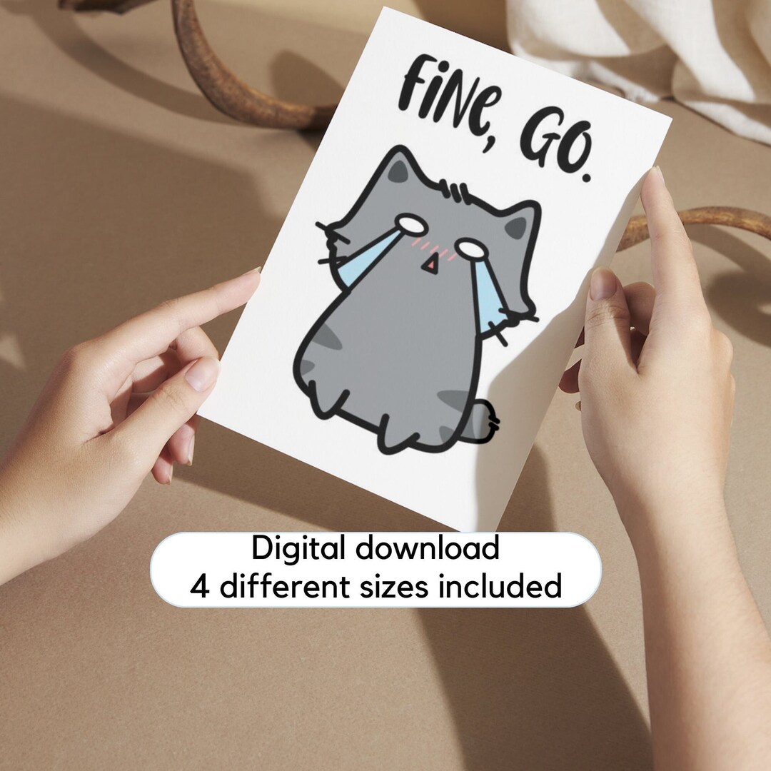 Printable Farewell Card New Job Card Funny Leaving Work - Etsy Canada