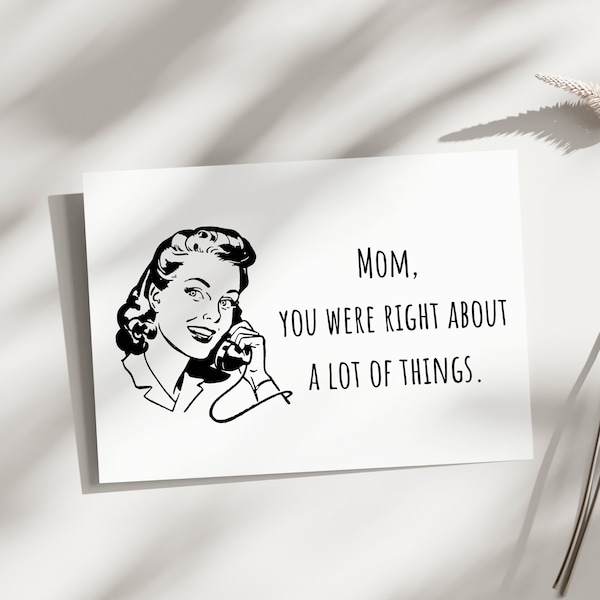 Funny Mothers Day Cards - Etsy