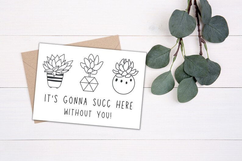 Afdrukbare afscheidskaart Afscheidskaart voor collega's - Etsy Nederland