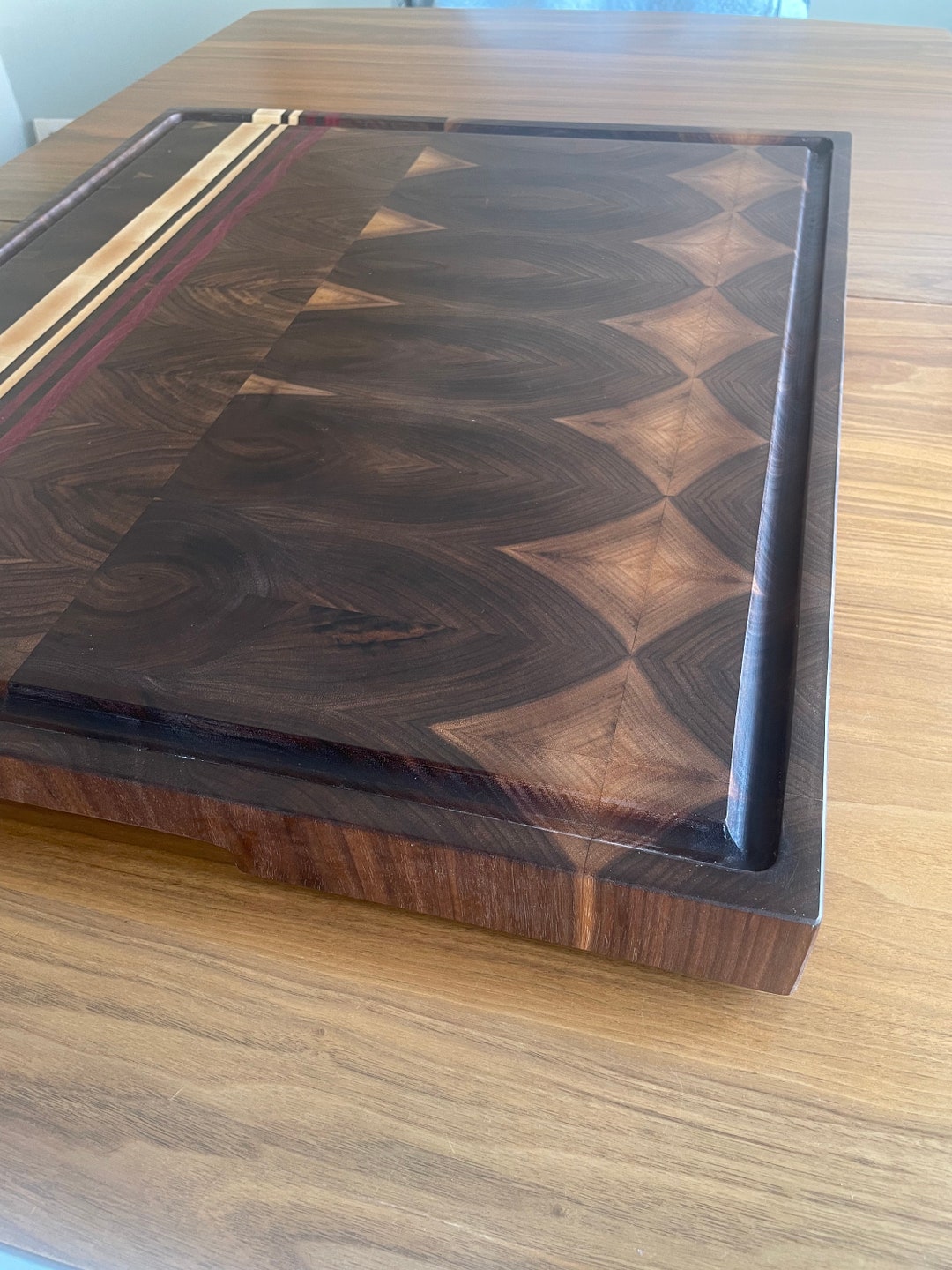 Extra Large Endgrain Walnut Cutting Board - Etsy
