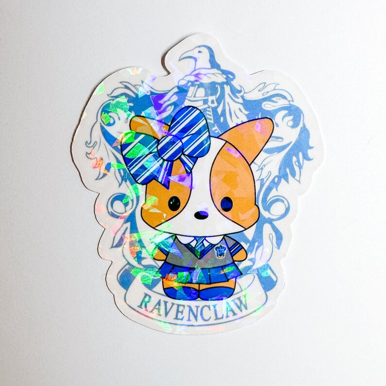Harry Potter Ravenclaw Schoolgirl Emblem Cute Kawaii Corgi - Etsy