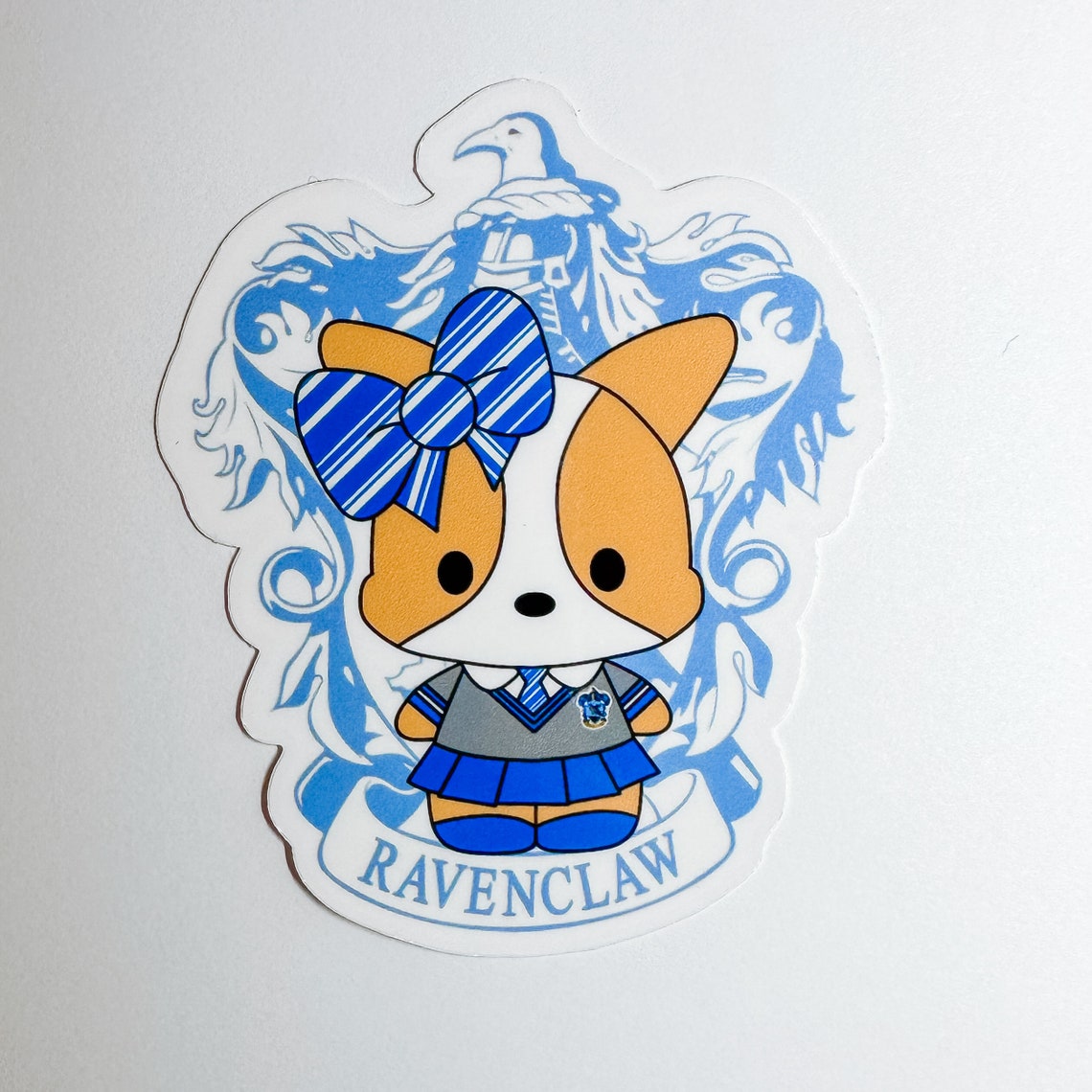 Harry Potter Ravenclaw Schoolgirl Emblem Cute Kawaii Corgi - Etsy