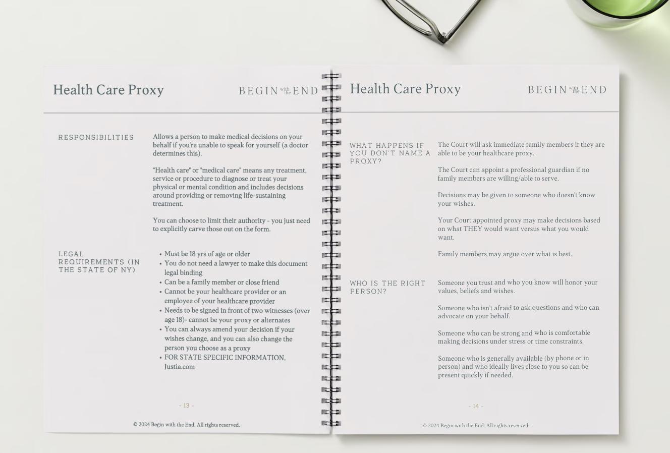 End of Life & Legacy Planning Workbook - Etsy