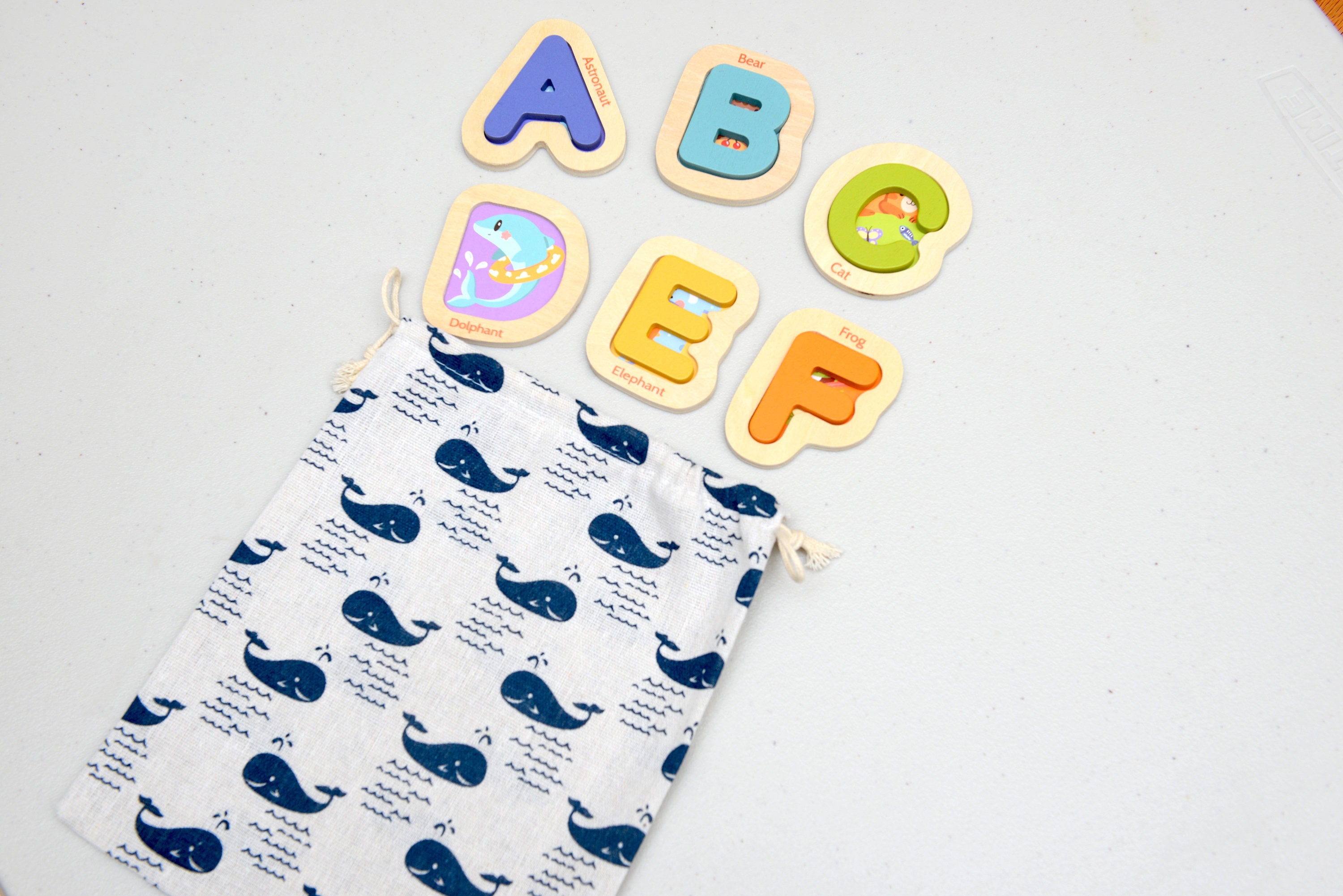 Alphabet Puzzle Baby Gift Birthday Kids Gift Montessori Toys - Etsy