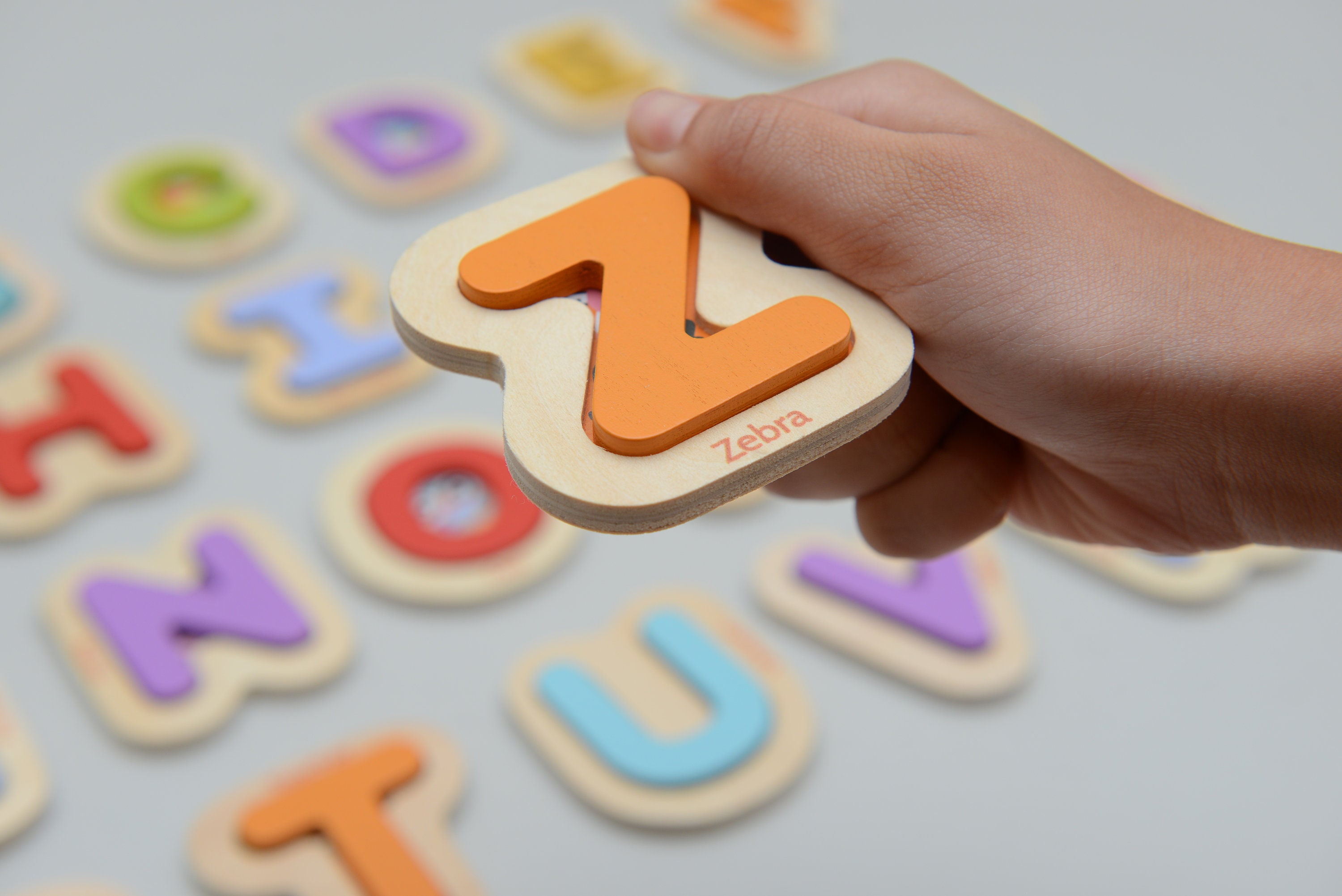 Alphabet Puzzle Baby Gift Birthday Kids Gift Montessori Toys Learning ...