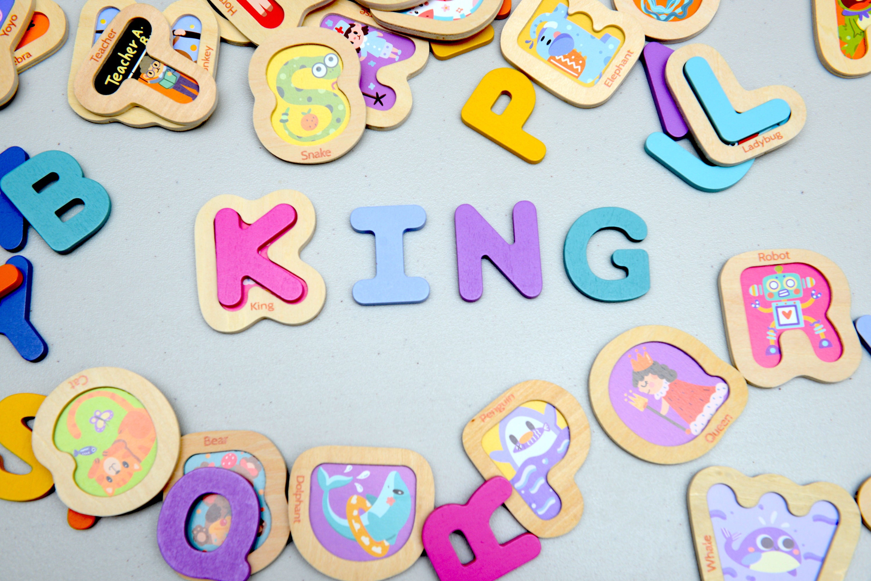 Alphabet Puzzle Baby Gift Birthday Kids Gift Montessori Toys - Etsy