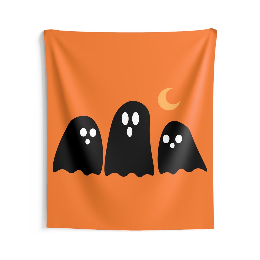 Halloween Ghost Indoor Wall Tapestry, Halloween Tapestry, Ghosts - Etsy