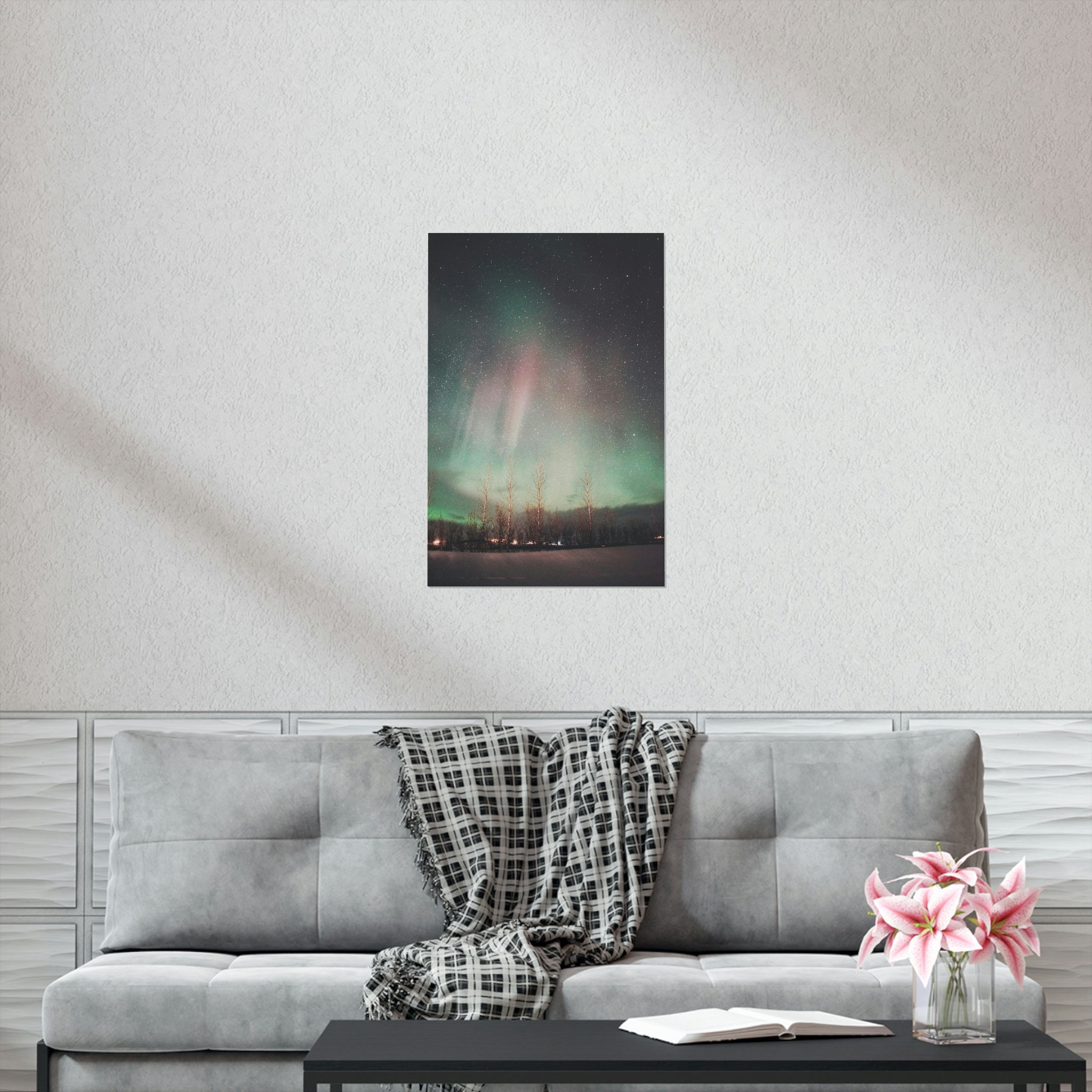 Northern Lights Matte Poster 1 - Etsy