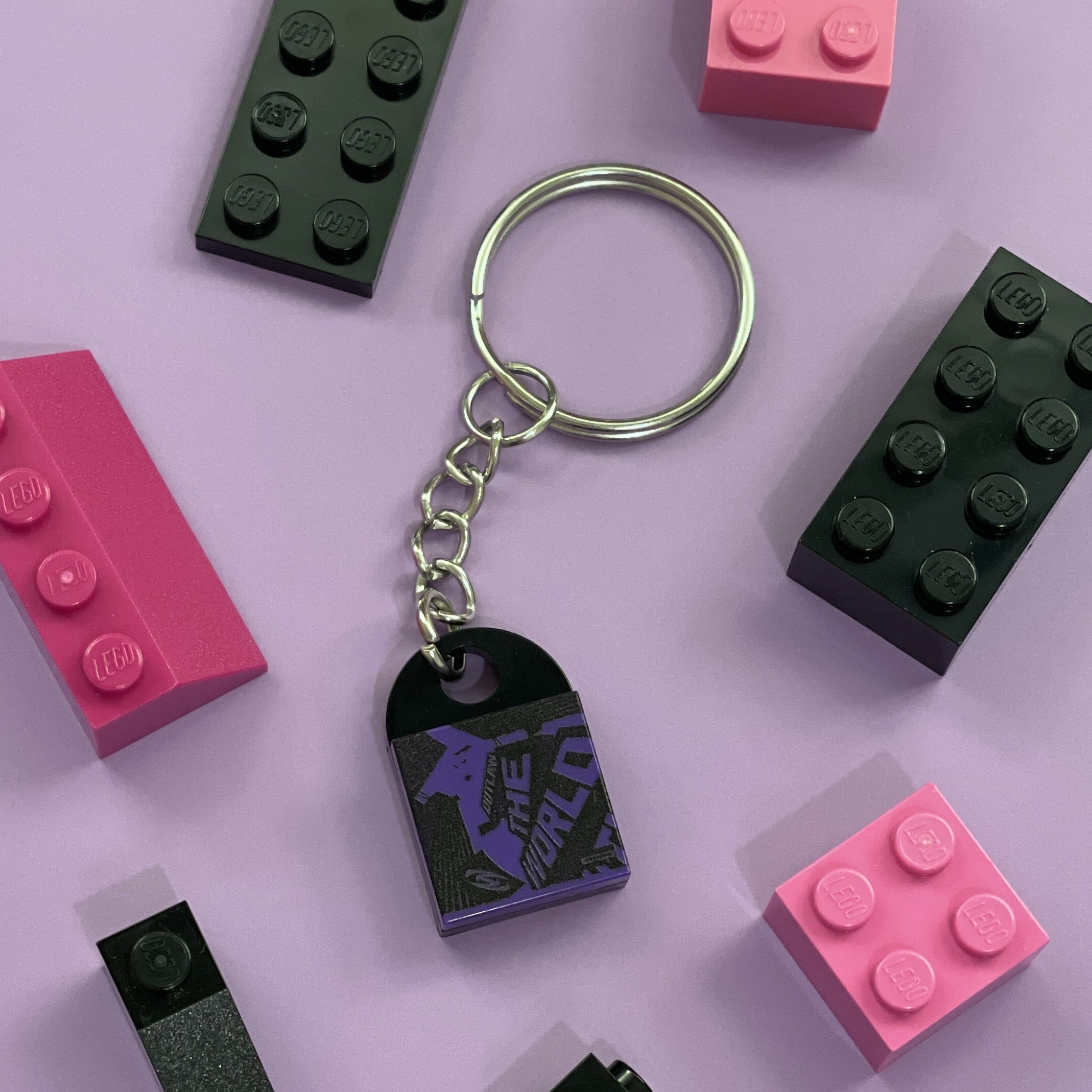 Ateez Lego Mini Album Keychain the World Ep.2 : Outlaw One - Etsy