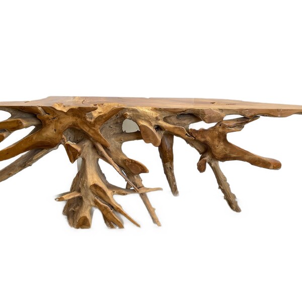 Teak Root Console Table - Etsy