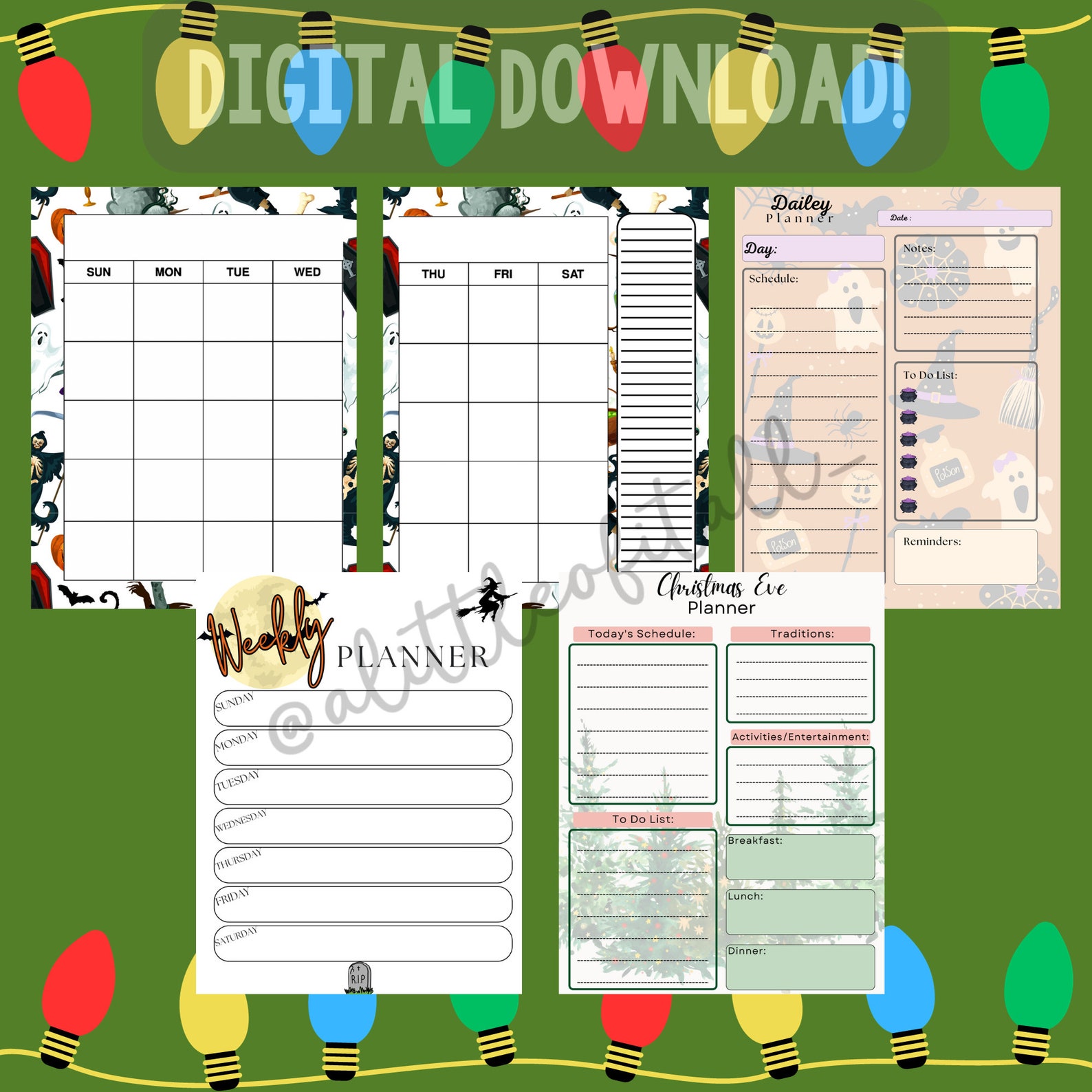 Christmas Planner 8.5x11 - Etsy