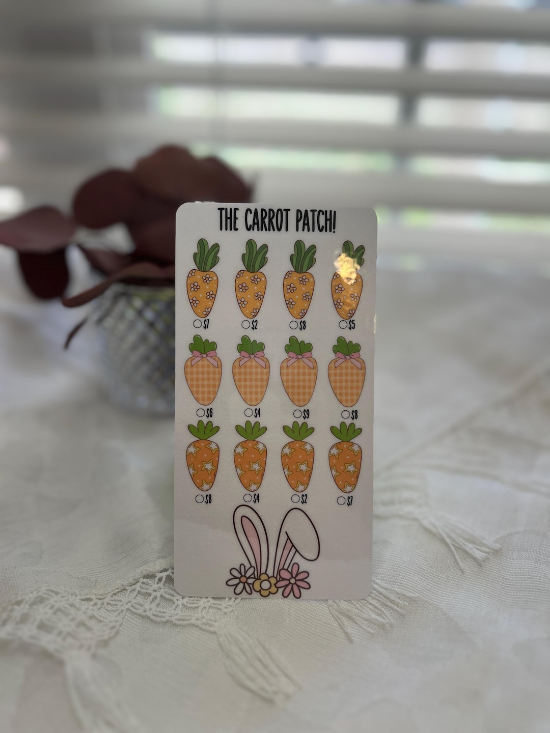 The Carrot Patch Savings Challenge - Etsy