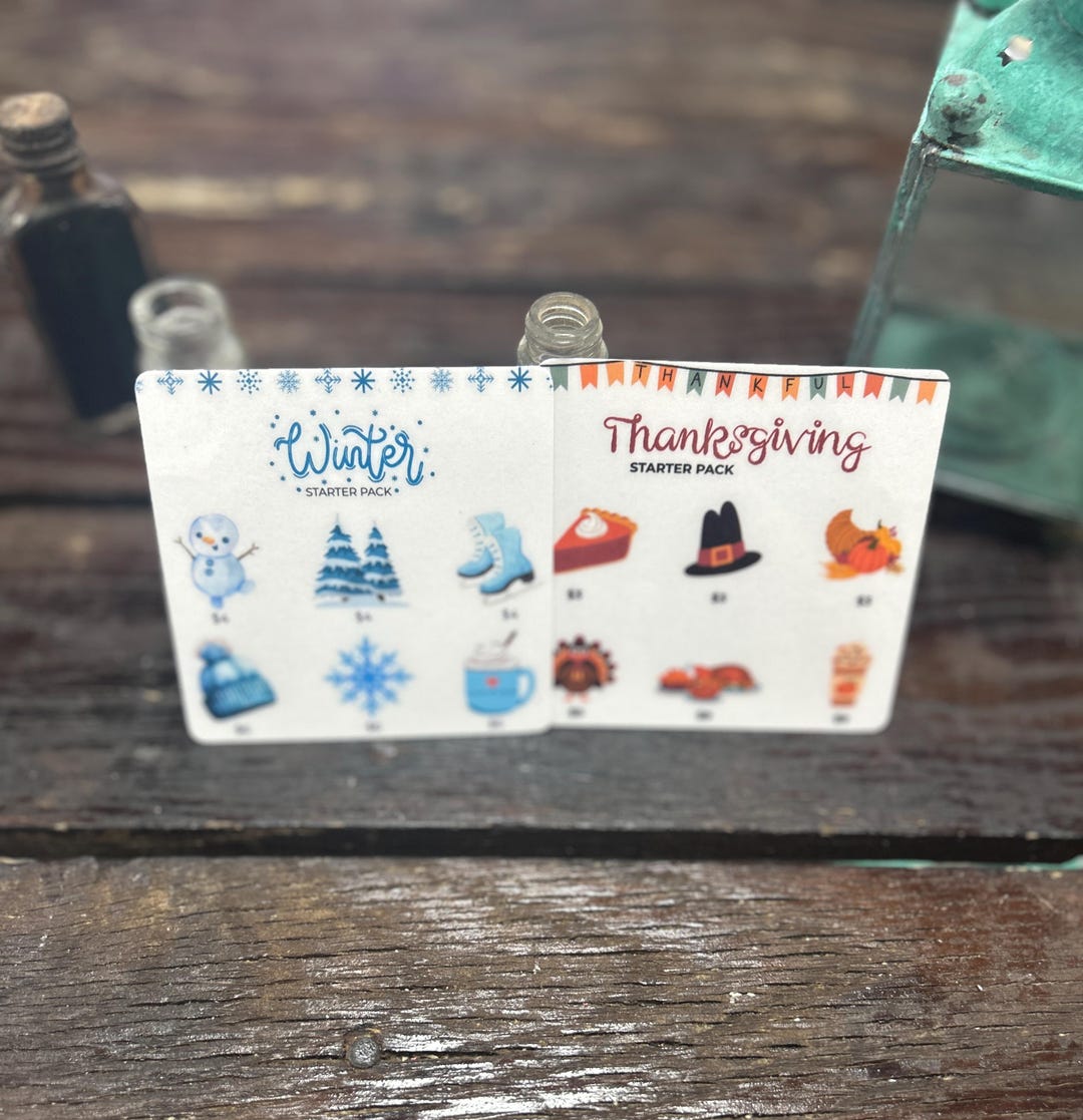 Tiny Seasonal Starter Pack Savings Challenge Set #5 - Etsy