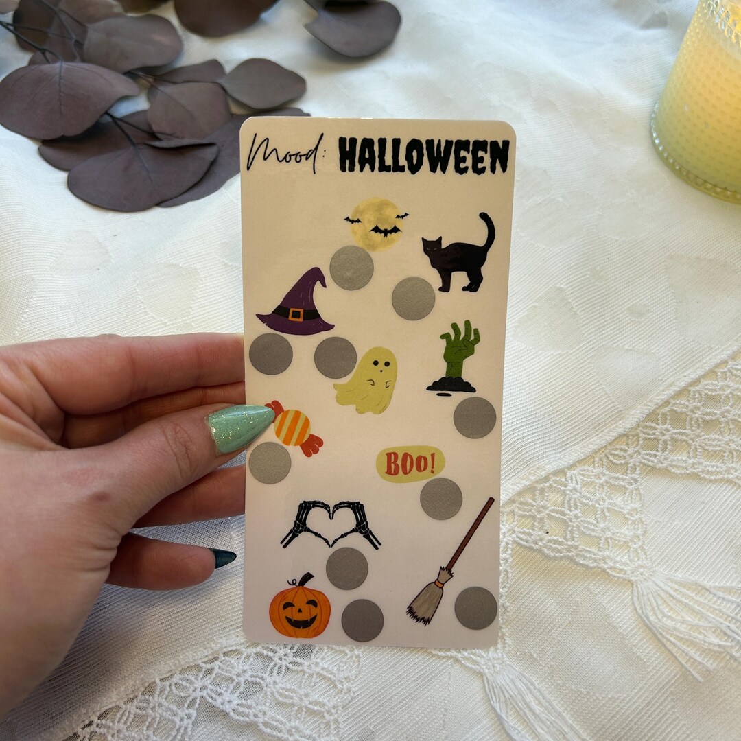 Mood: Halloween Scratch Off - Etsy