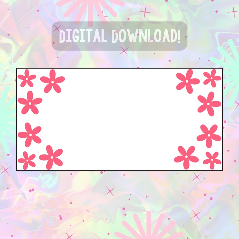 A6 Retro Flowers Envelope Dashboards - Etsy