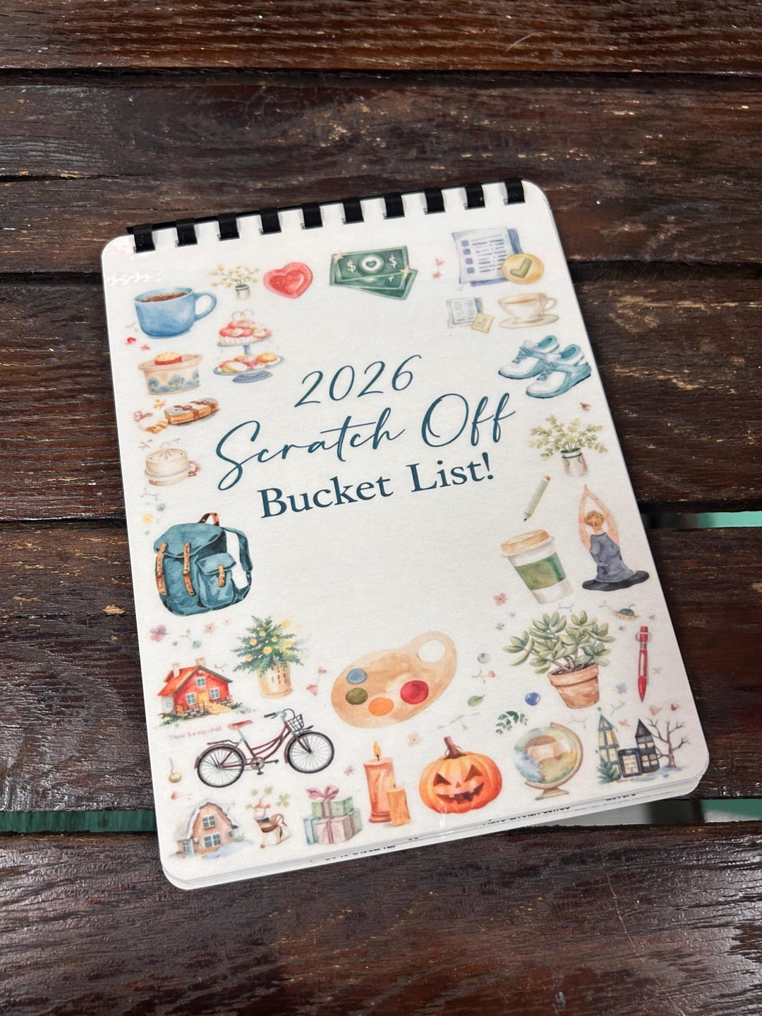 2026 Bucket List Scratch & Save Savings Challenge Book - Etsy