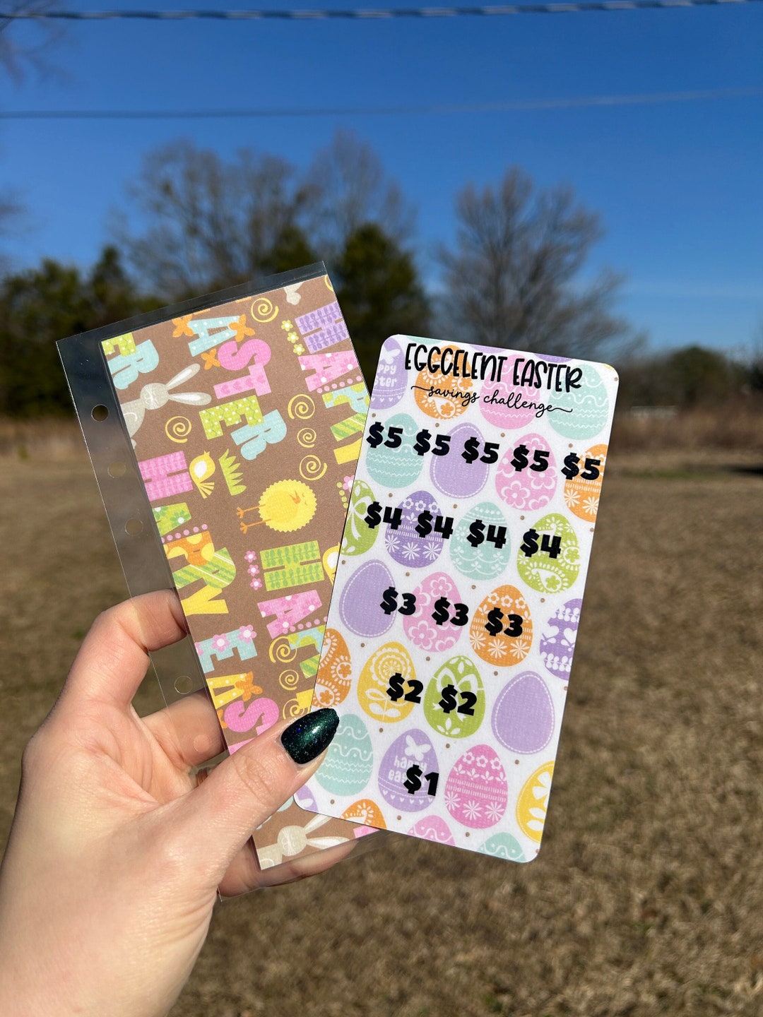 Eggcelent Easter Savings Challenge Save 55 - Etsy