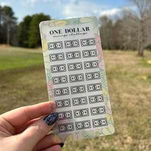 1 Dollar Savings Challenge - Save 24 Dollars - Etsy