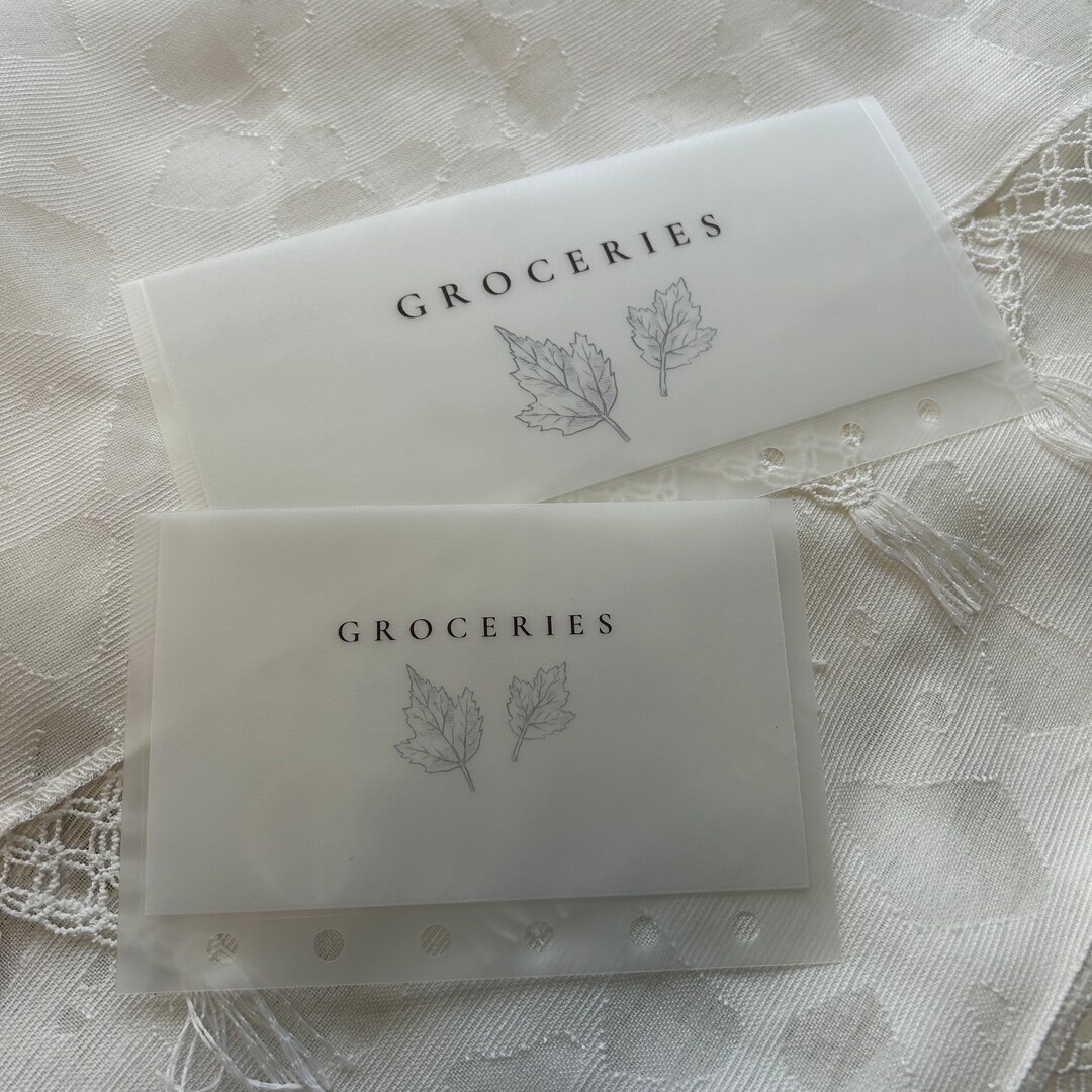 Fall Leaves Vellum/matte Cash Envelopes - Etsy