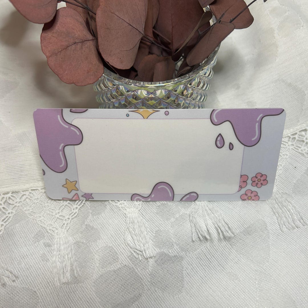 Fun, Purple Blank Placeholders - Etsy