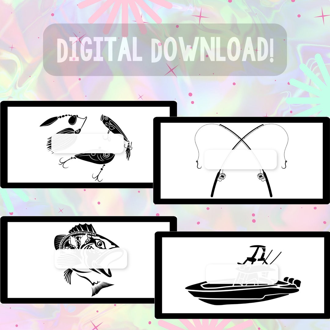 A6 Fishing Envelope Dashboards - Etsy