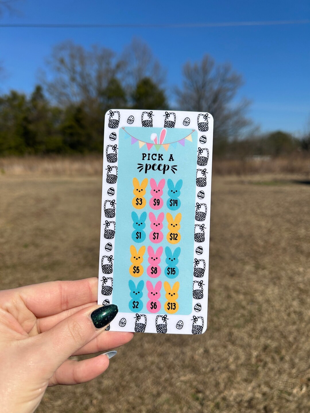 Pick a Peep Savings Challenge - Etsy