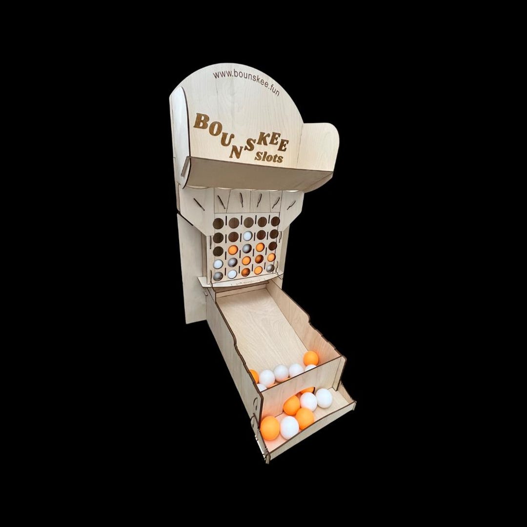 Ping Pong Ball Game - BYO Bounskee® Deluxe Set - Slots Edition - Build ...