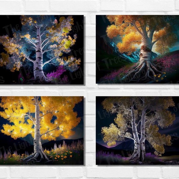 Aspen Tree Art - Etsy