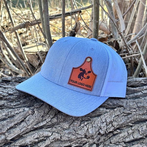 Leather Patch Hat - Etsy