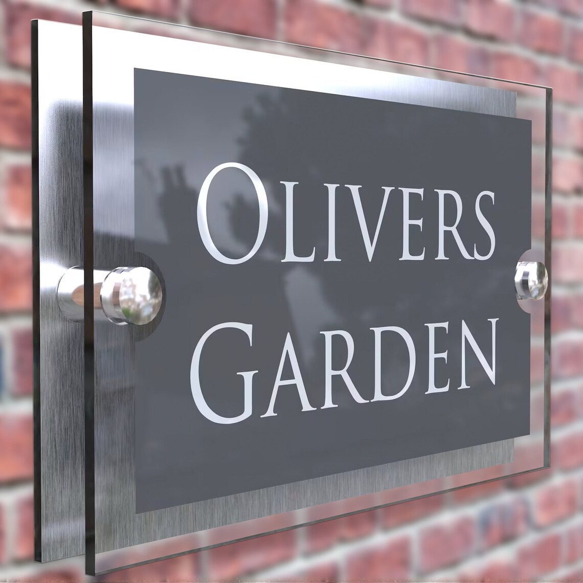 House Numbers Modern, Residential Sign, Modern House Numbers, House ...