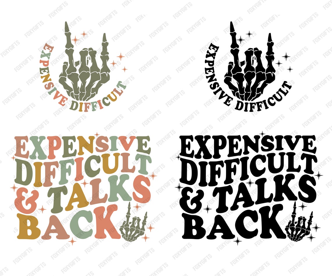 Expensive and Difficult SVG, Expensive Difficult & Talks Back SVG ...