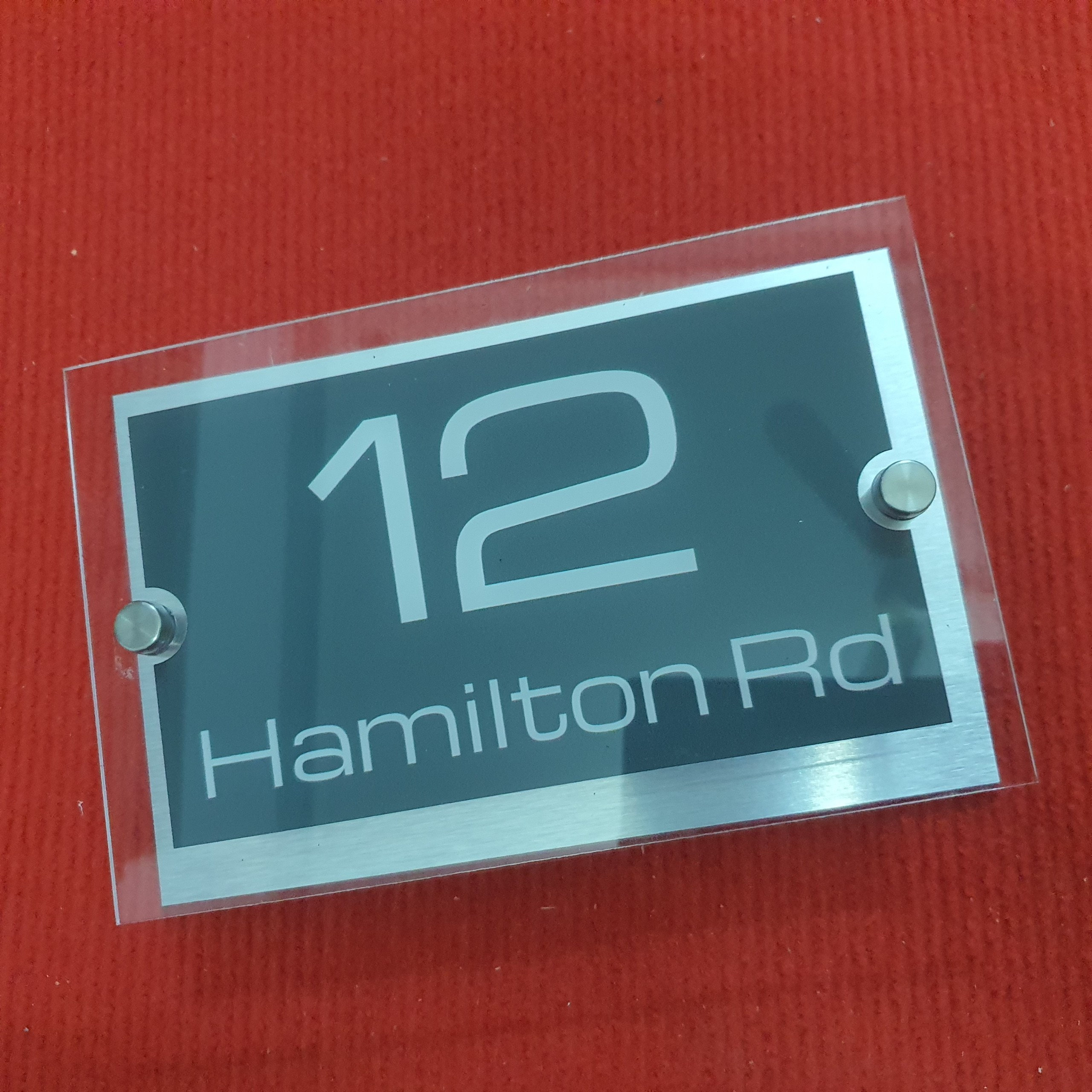 House Numbers Modern, Residential Sign, Modern House Numbers, House ...