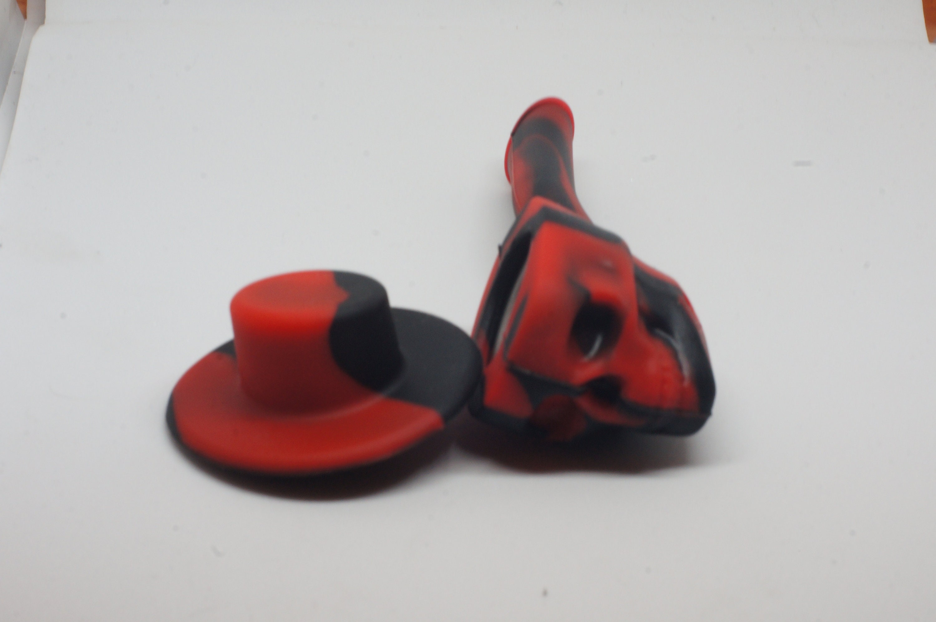 Silicone Unbreakable Skeleton Skull Cowboy Pipe With Hat Topper - Etsy