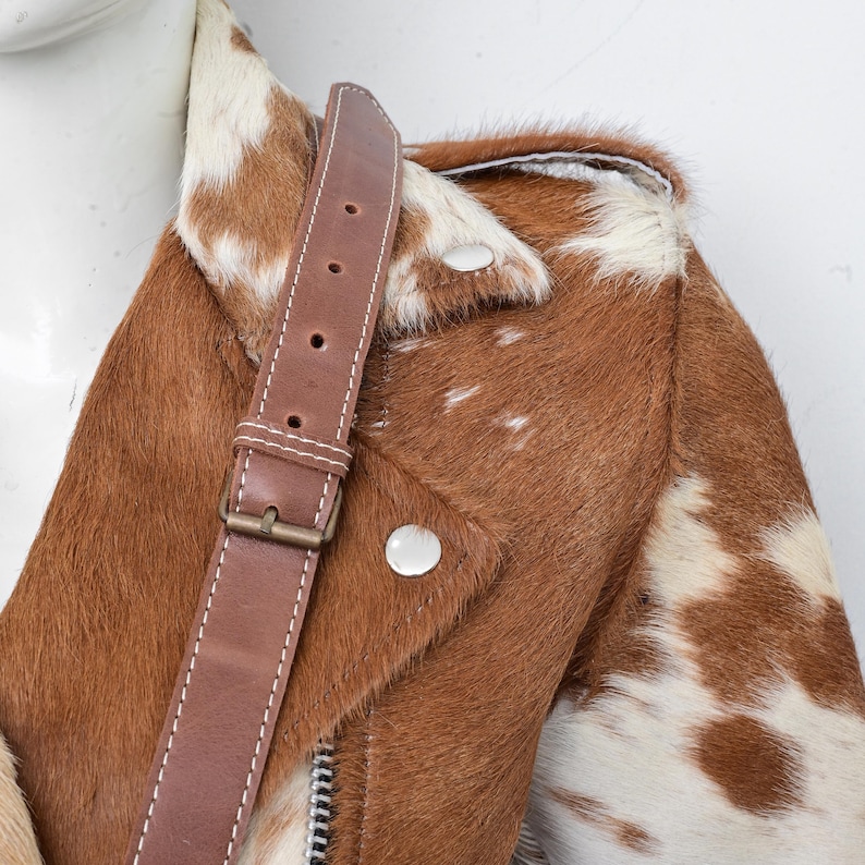 Hair on Cow Skin Leather Jacket for Women's | Western Style Custom ...