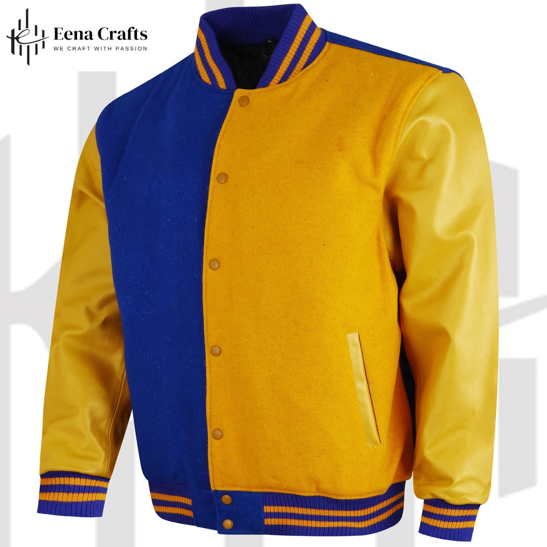 Varsity Baseball Jacket Leather and Wool Jackets College Jackets ...
