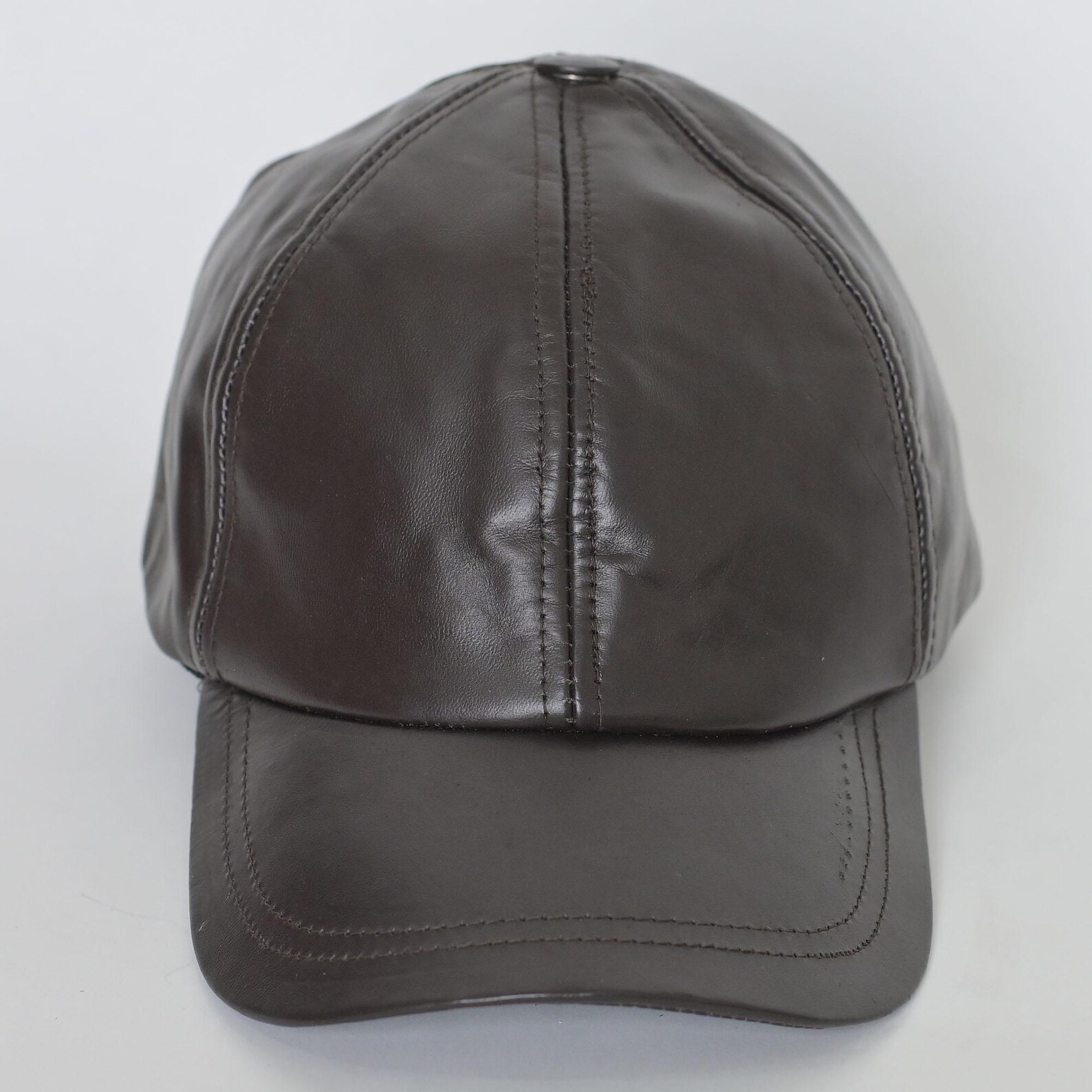 Pack of 4 Leather Baseball Caps - Bonus Cap Included, Genuine Leather ...