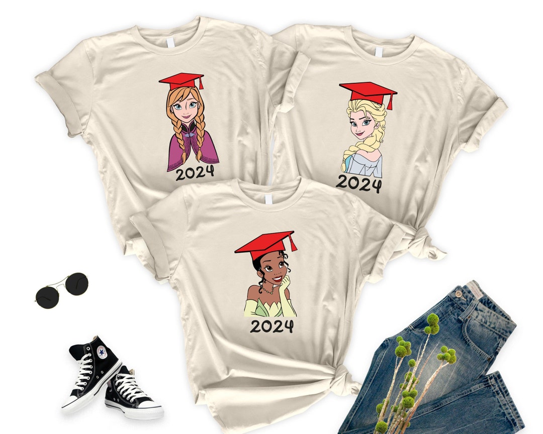 Disney Princess Graduate Shirt, Custom Disney Graduation Shirt, Class ...