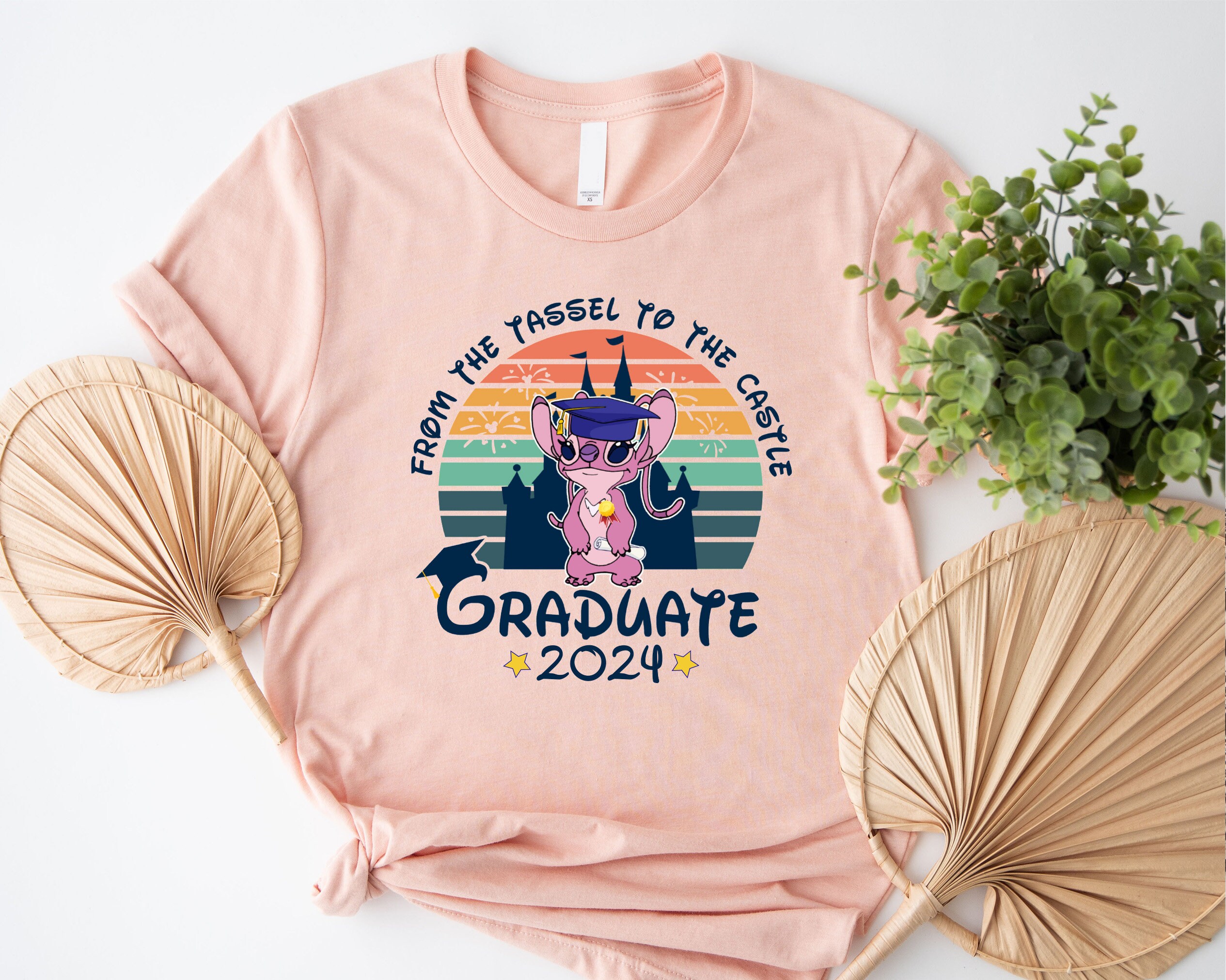 Stitch Lilo Graduate 2024 Shirt, Disney Angel Graduation Shirt sold by ...
