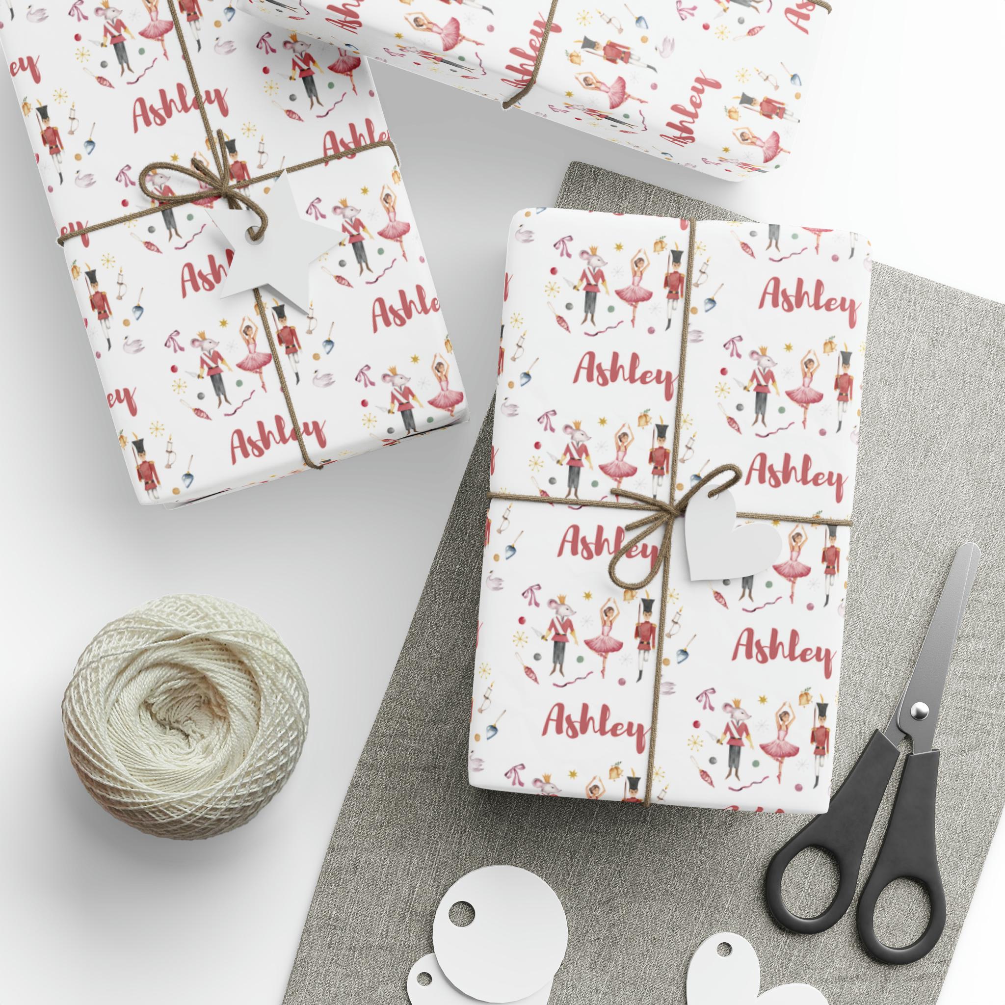 Custom Nutcracker Wrapping Paper, Custom Name Wrapping Paper ...