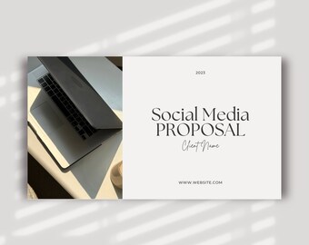 Social Media Proposal Template Freelance Client Proposal Proposal Template for Social Media ...